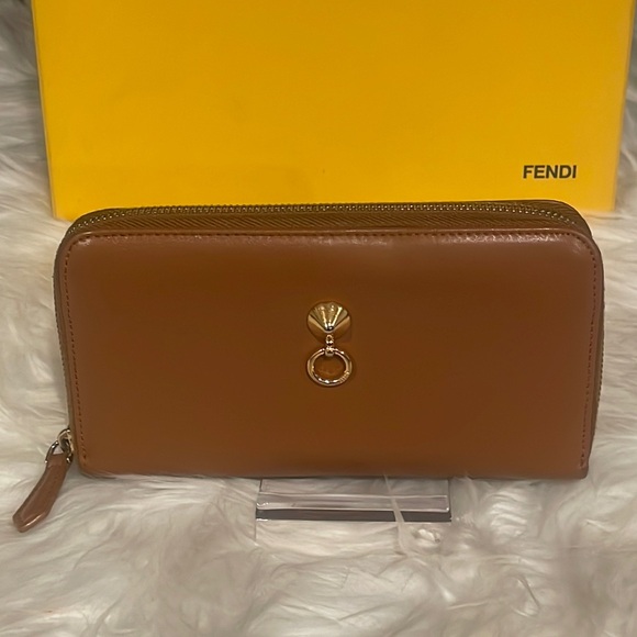 Fendi | Bags | Fendi Zipper Long Wallet | Poshmark